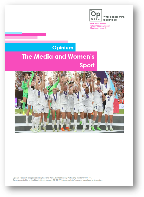 The Media & Women's Sport - Opinium